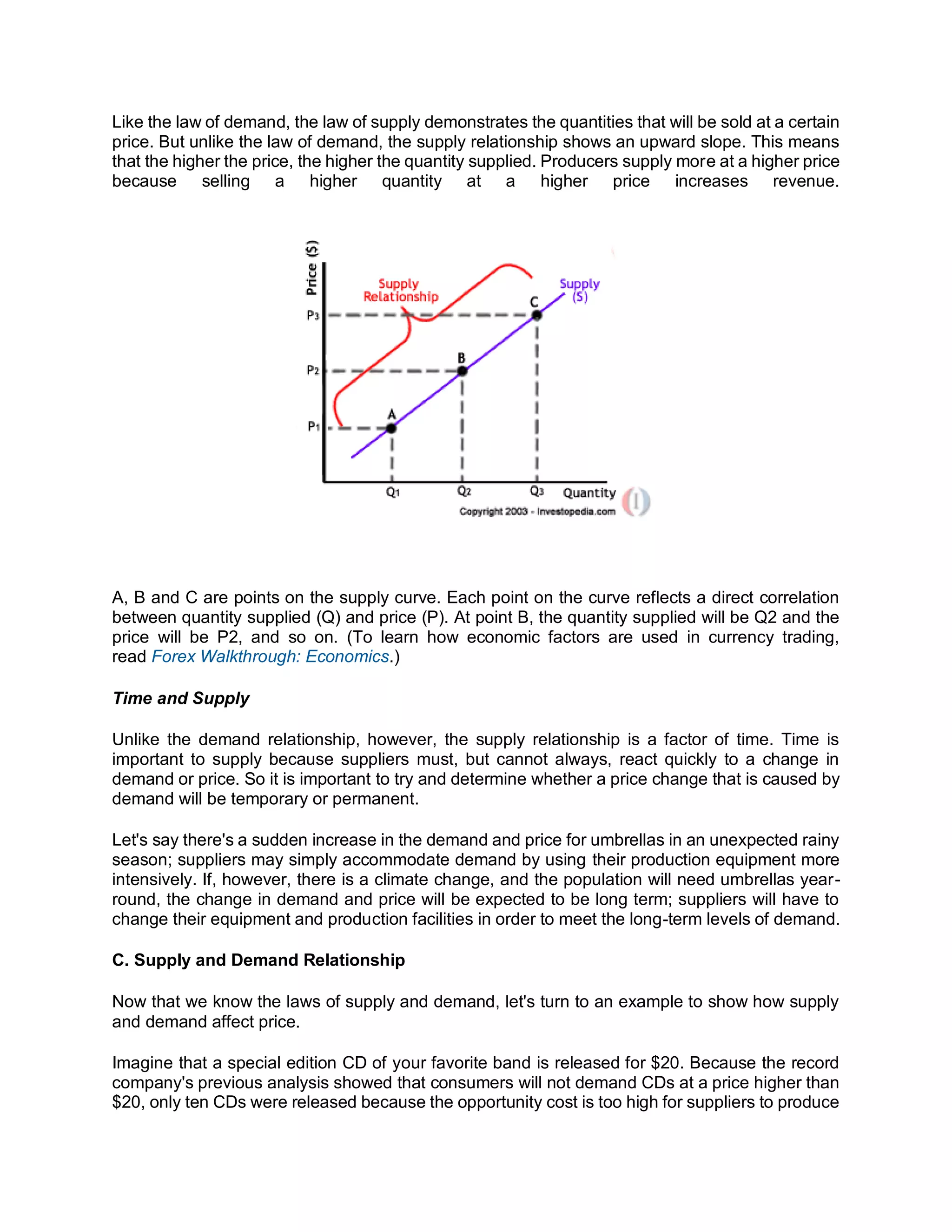 3 economics basics - supply and demand | PDF