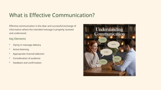 Effective Communication Skills - a detailed ppt | PPTX