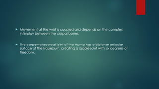 3- elbow & hand mobilization.and muscles and bone | PPTX