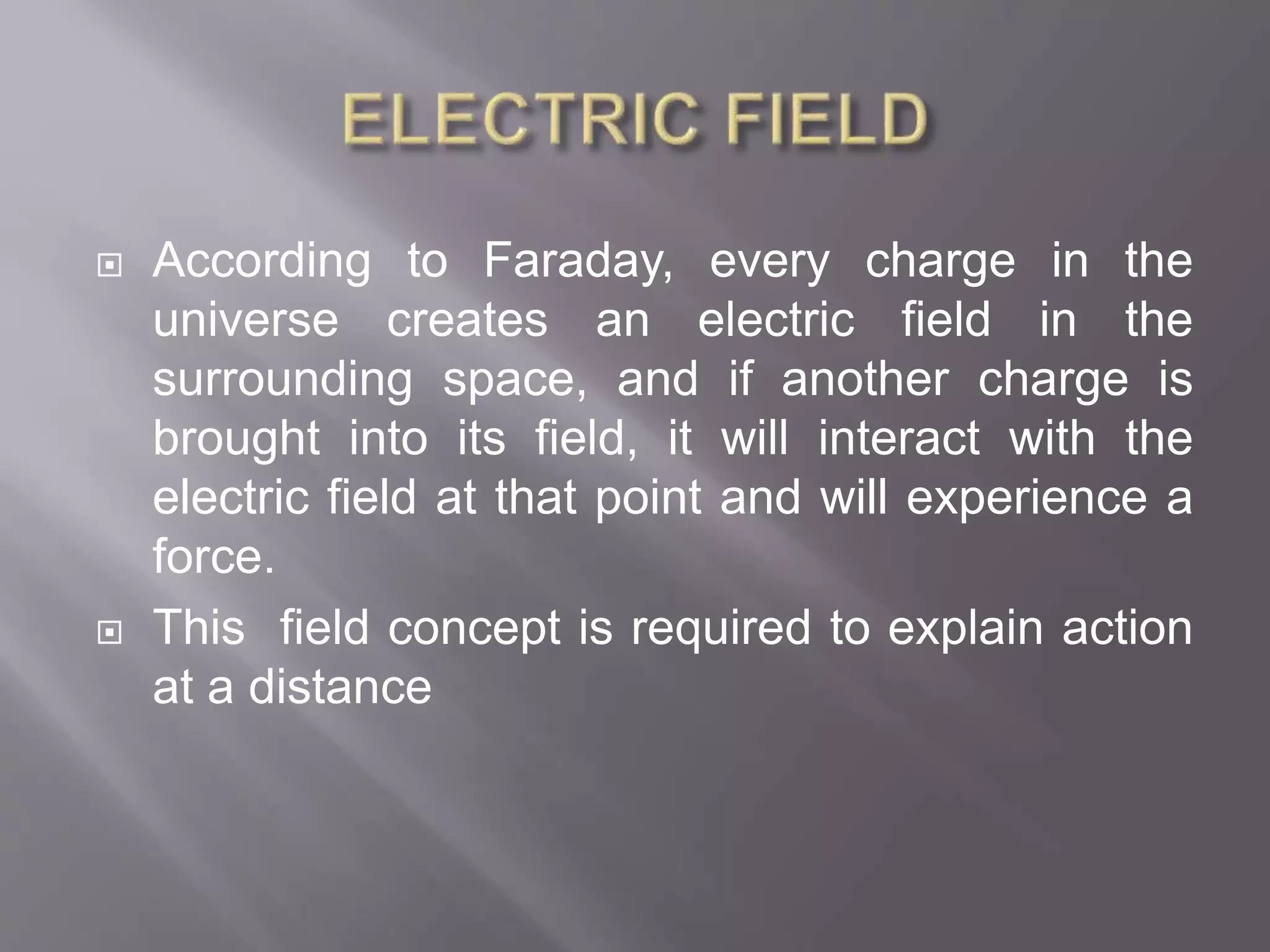 ELECTRIC FIELD | PPTX