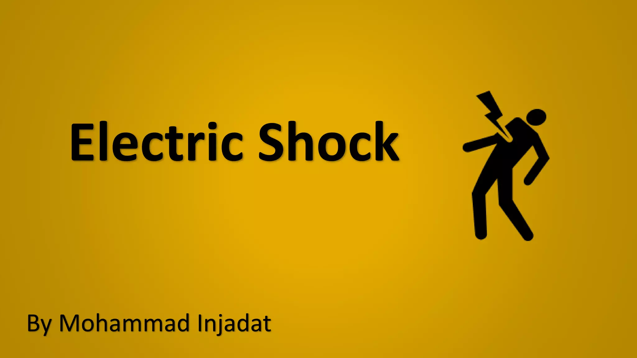 Electric Shock | PPTX