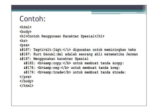 3.elemen dasar html (ok) | PPT