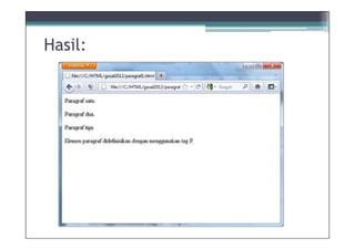3.elemen dasar html (ok) | PDF