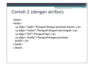 3.elemen dasar html (ok) | PDF