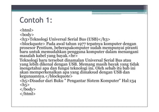 3.elemen dasar html (ok) | PDF