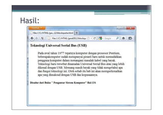 3.elemen dasar html (ok) | PDF