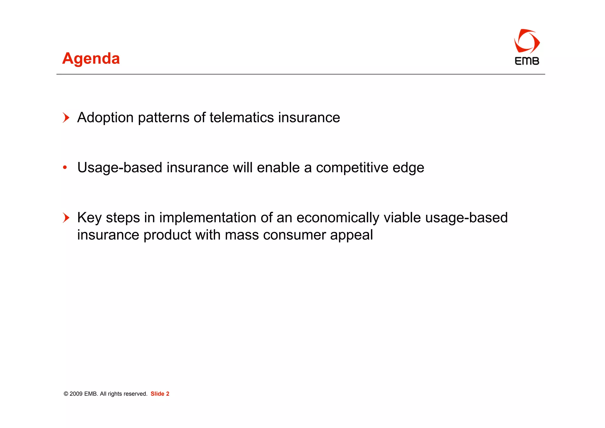 Learn How to Prepare for Usage Based Insurance Roll-Out | PPT