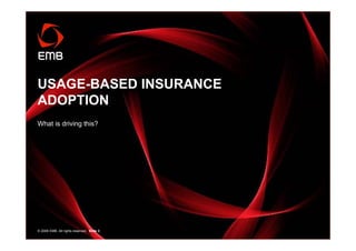 Learn How to Prepare for Usage Based Insurance Roll-Out | PPT