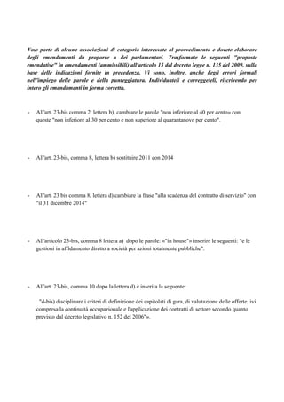 3. emendamenti dl | PDF