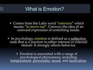 Emotion and Microexpressions | PPTX