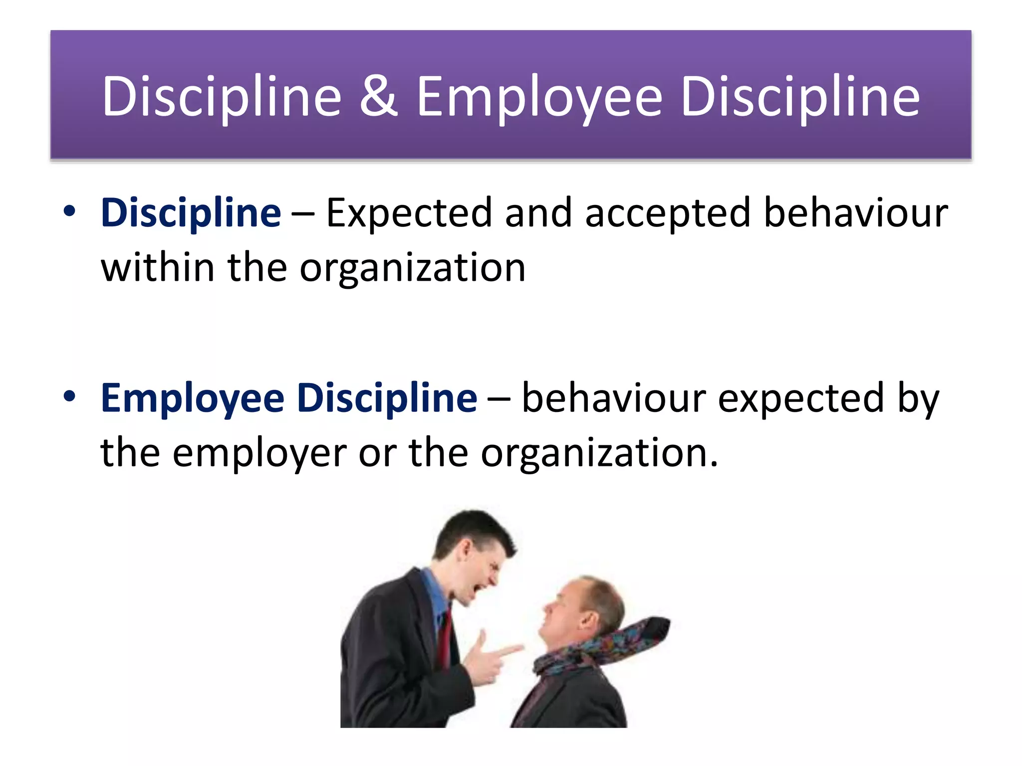 3 employee discipline | PPTX