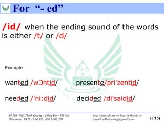 3.ending sounds | PPTX