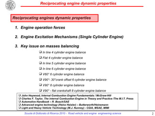 3 engine dynamic properties | PPT
