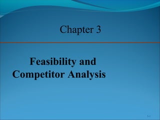 Feasibility and competitor analysis entrepreneurship | PPTX