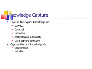 Enterprise knowledge managment planning | PPT