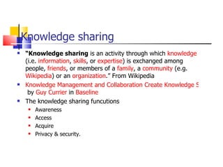 Enterprise knowledge managment planning | PPT