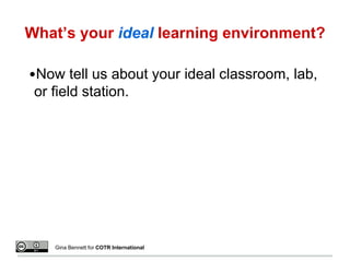 Analysis of the learning environment | PPTX