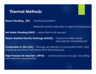 thermal methods for eor recovery | PDF