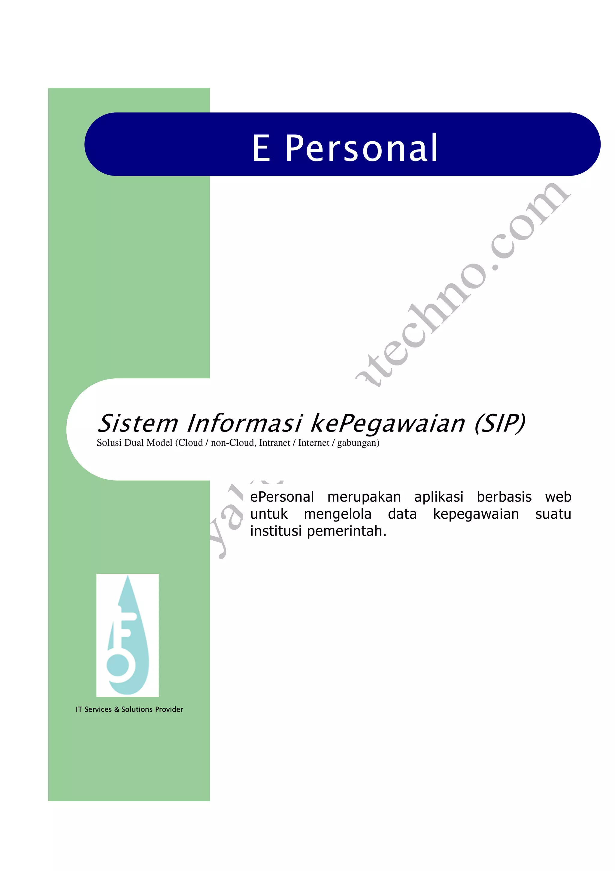 3 e personal-simpeg-proposal penawaran software aplikasi sistem ...