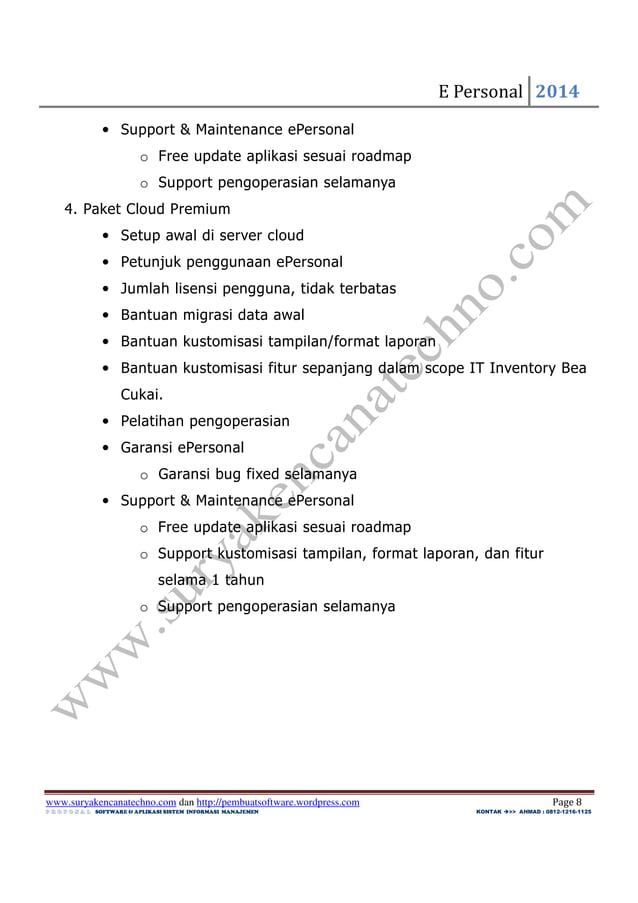 3 e personal-simpeg-proposal penawaran software aplikasi sistem informasi manajemen kepegawaian ...