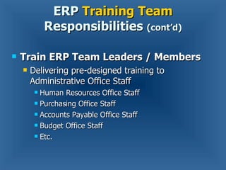 ERP Training | PPT