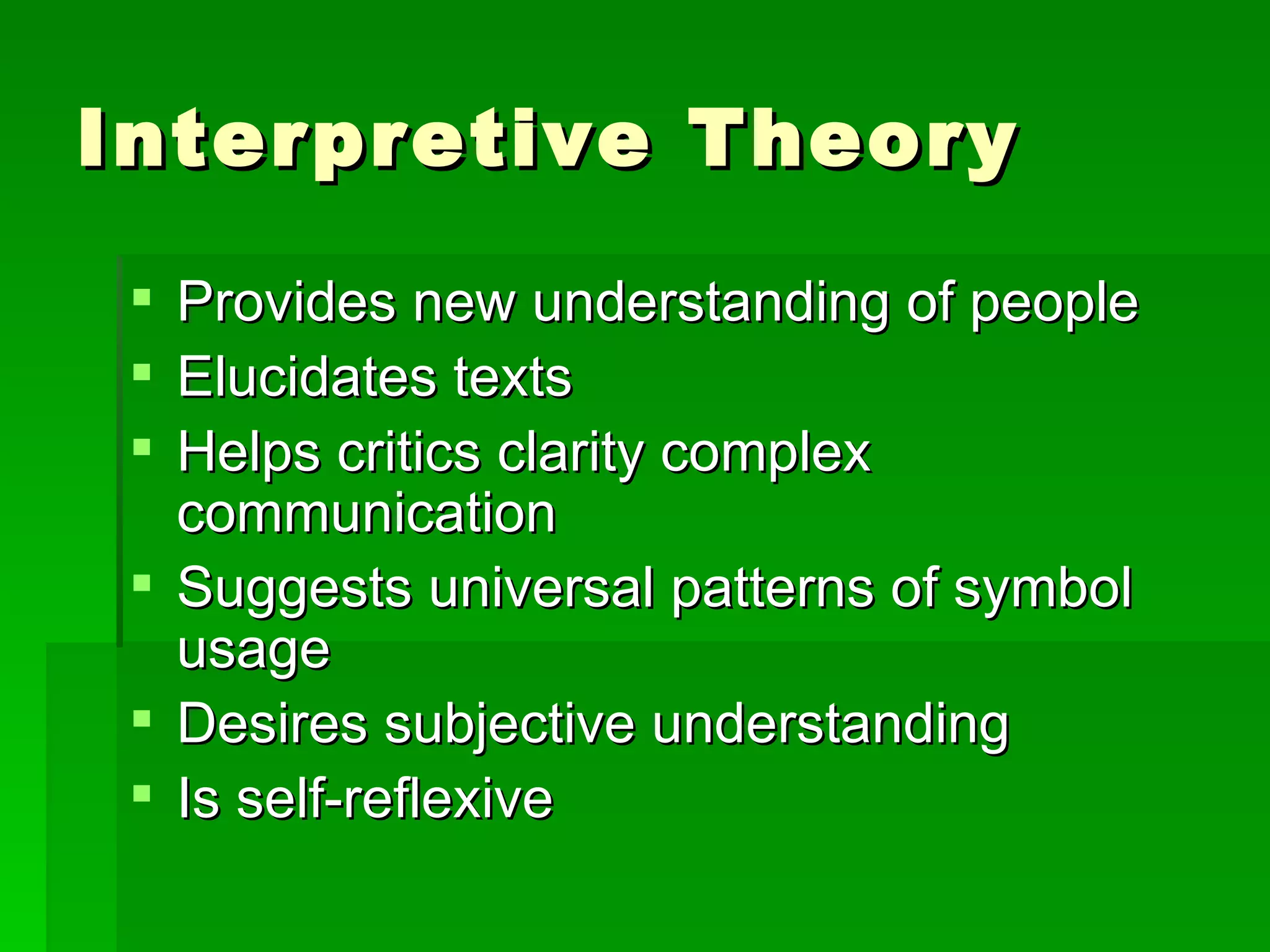 Evaluating Theories | PPT Evaluating Theories | PPT