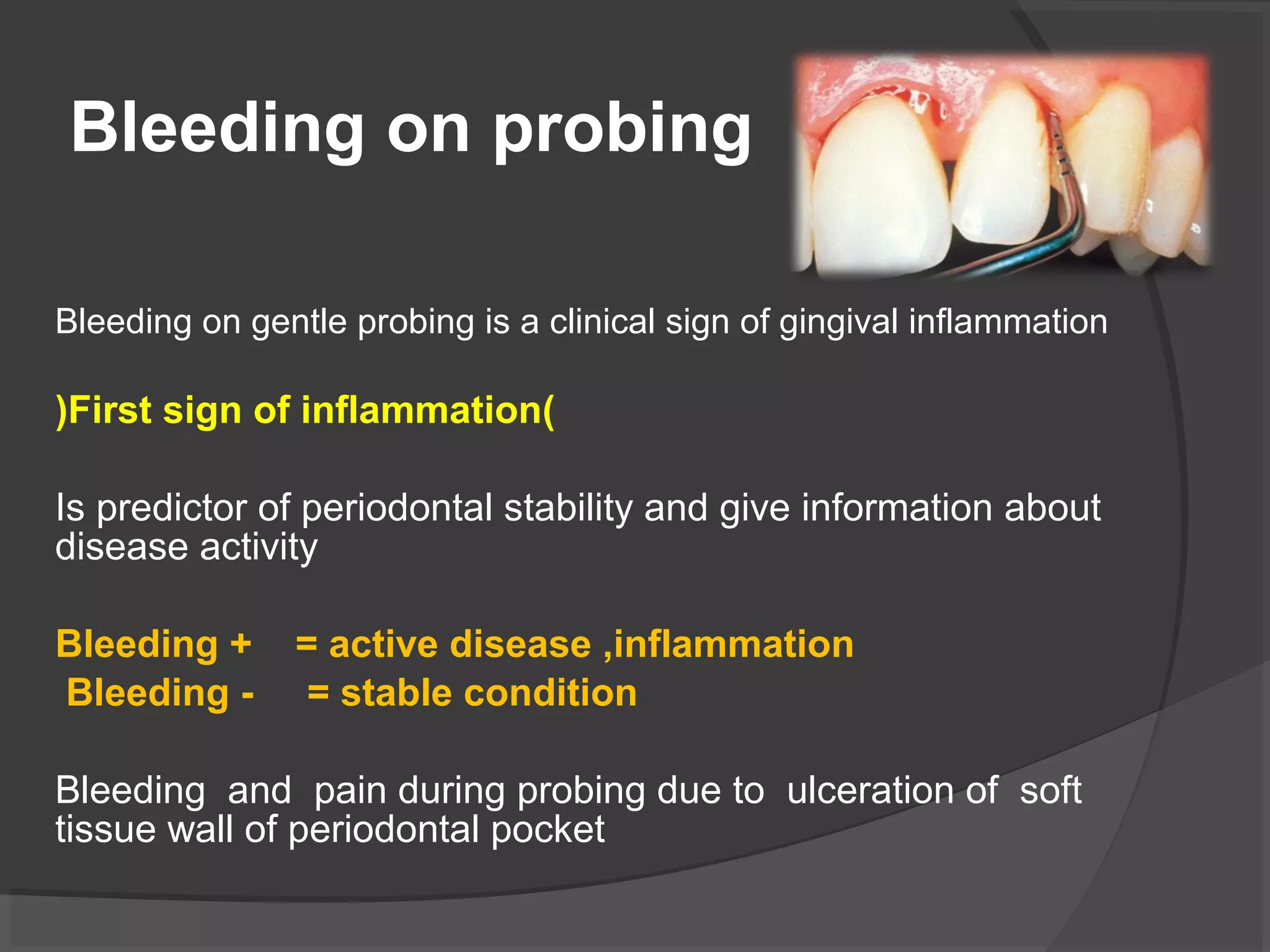 Periodontal examination and diagnosis | PPT