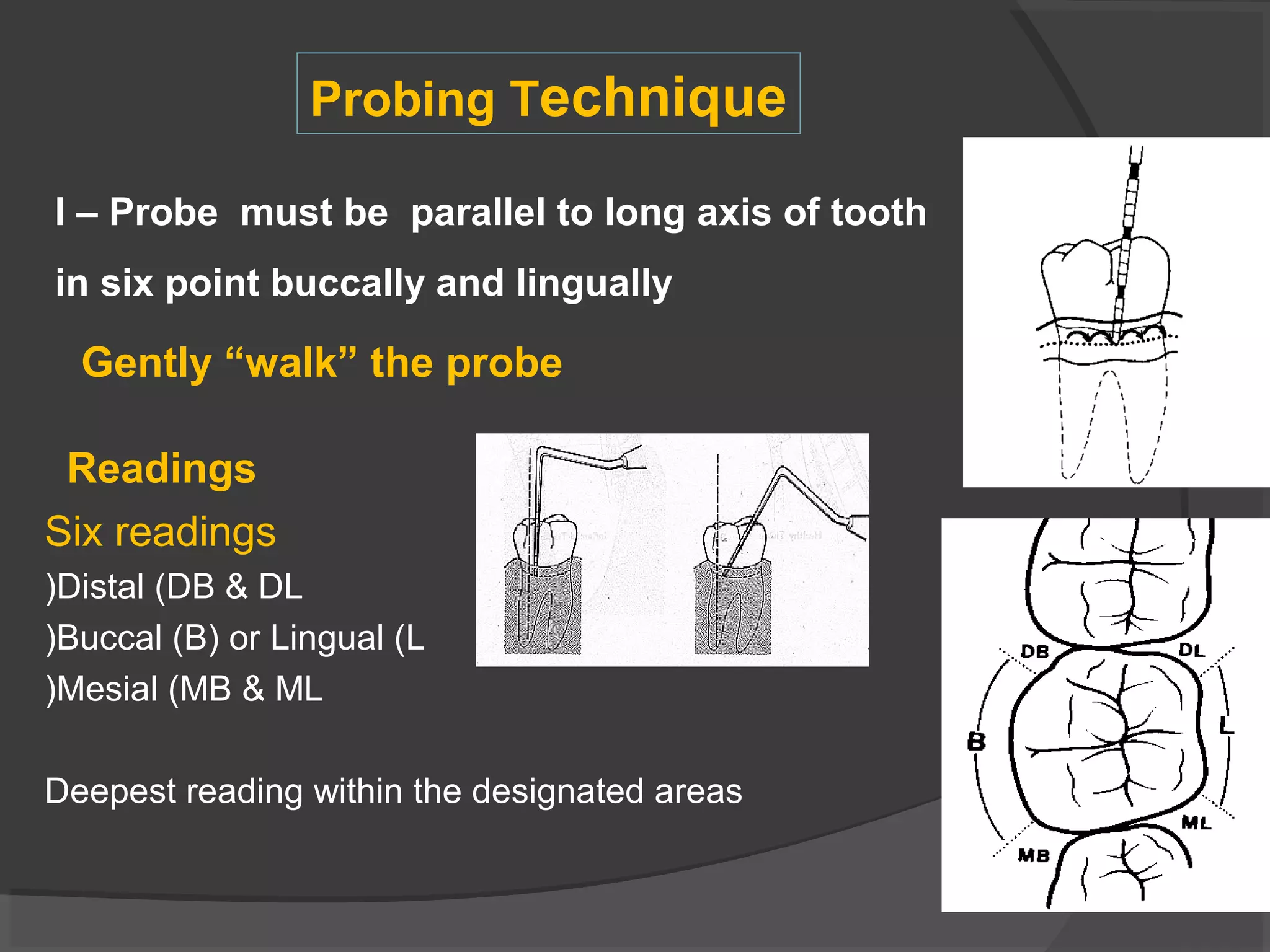 Periodontal examination and diagnosis | PPT