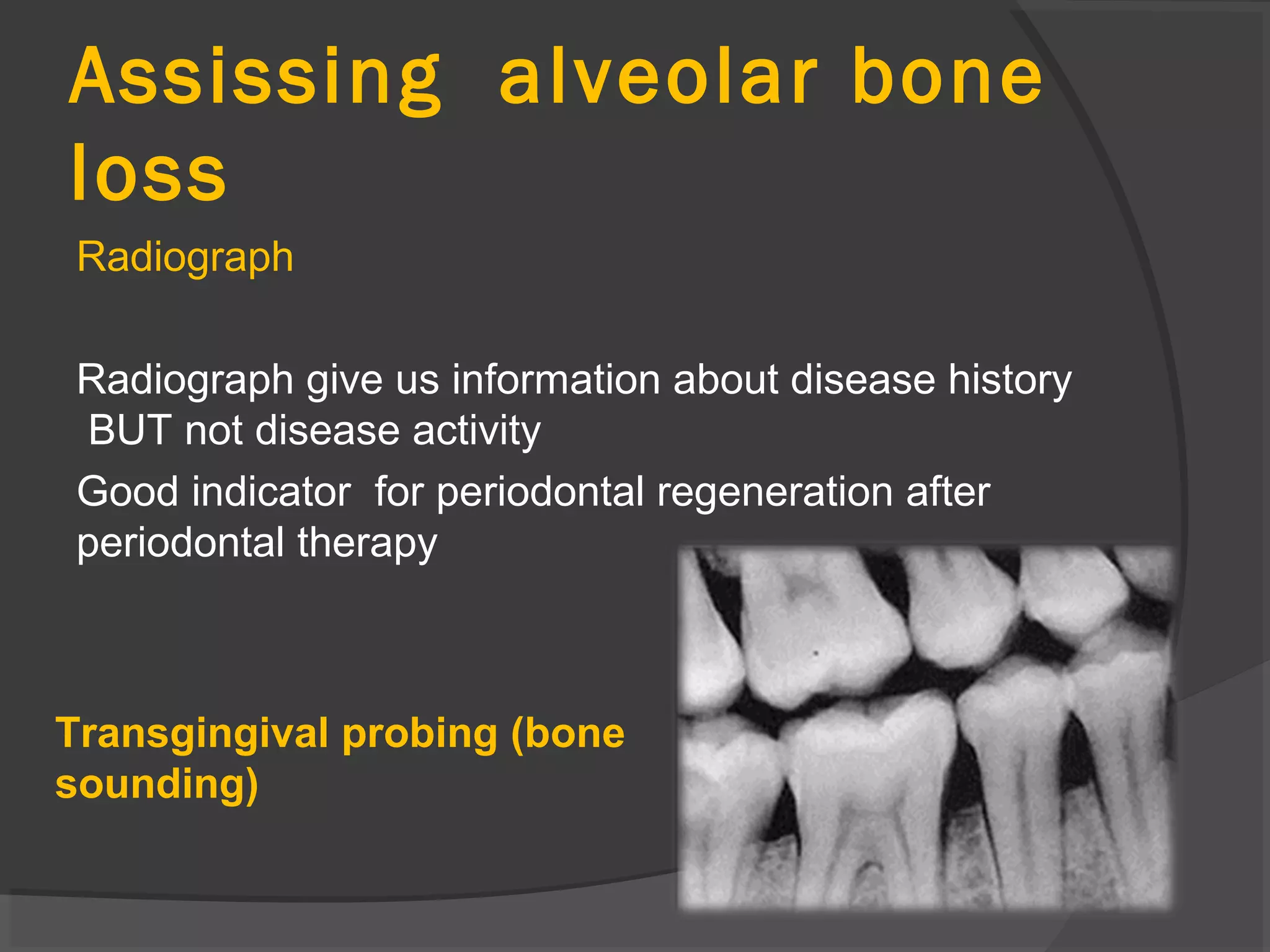 Periodontal examination and diagnosis | PPT