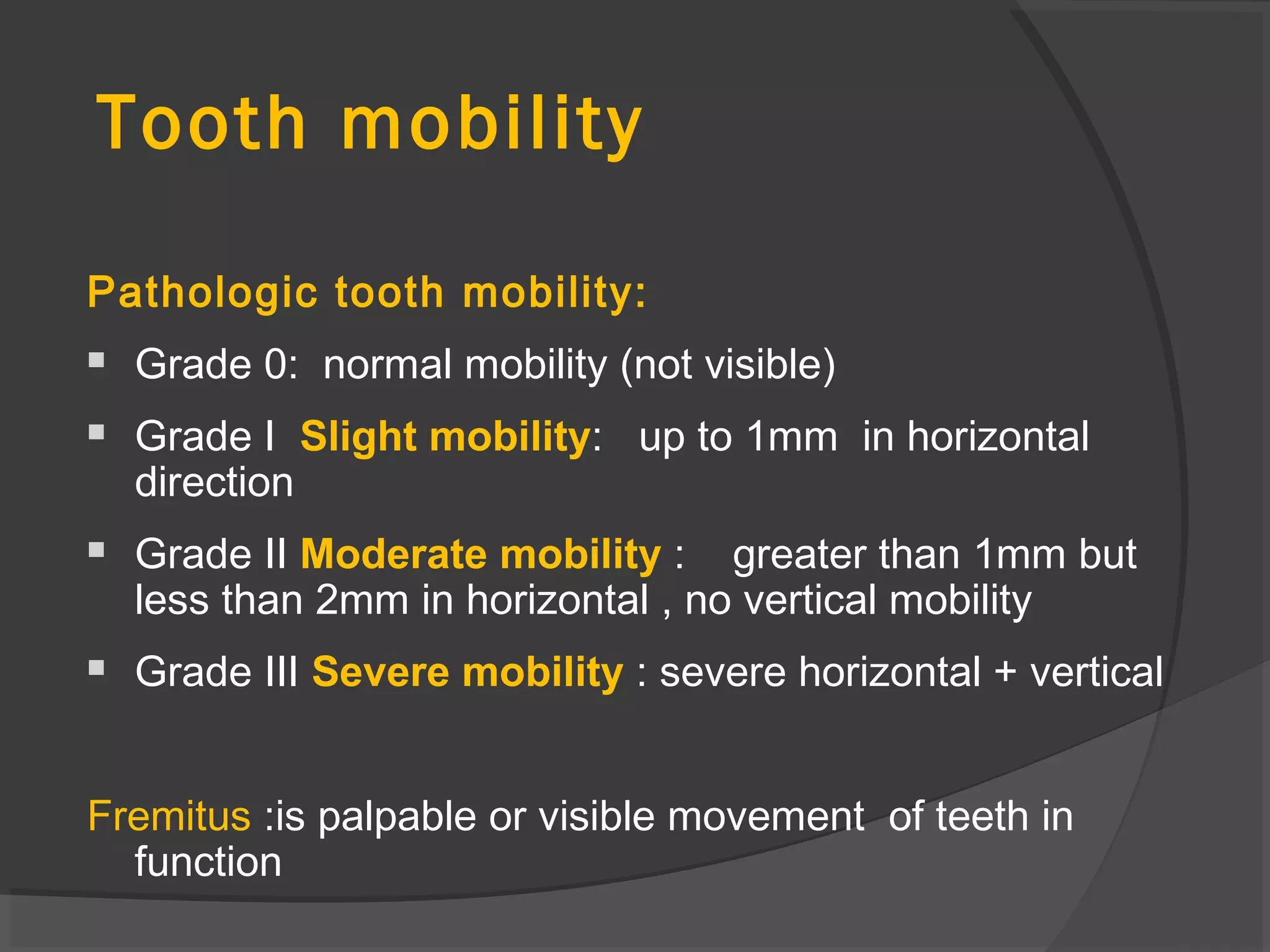 Periodontal examination and diagnosis | PPT