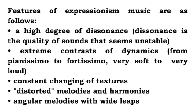 Music Grade 10 - Quarter 1 Expressionism | PPTX