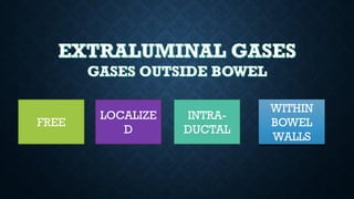 ABDOMINAL XRAYS REVIEW- EXTRALUMINAL GASES. | PDF