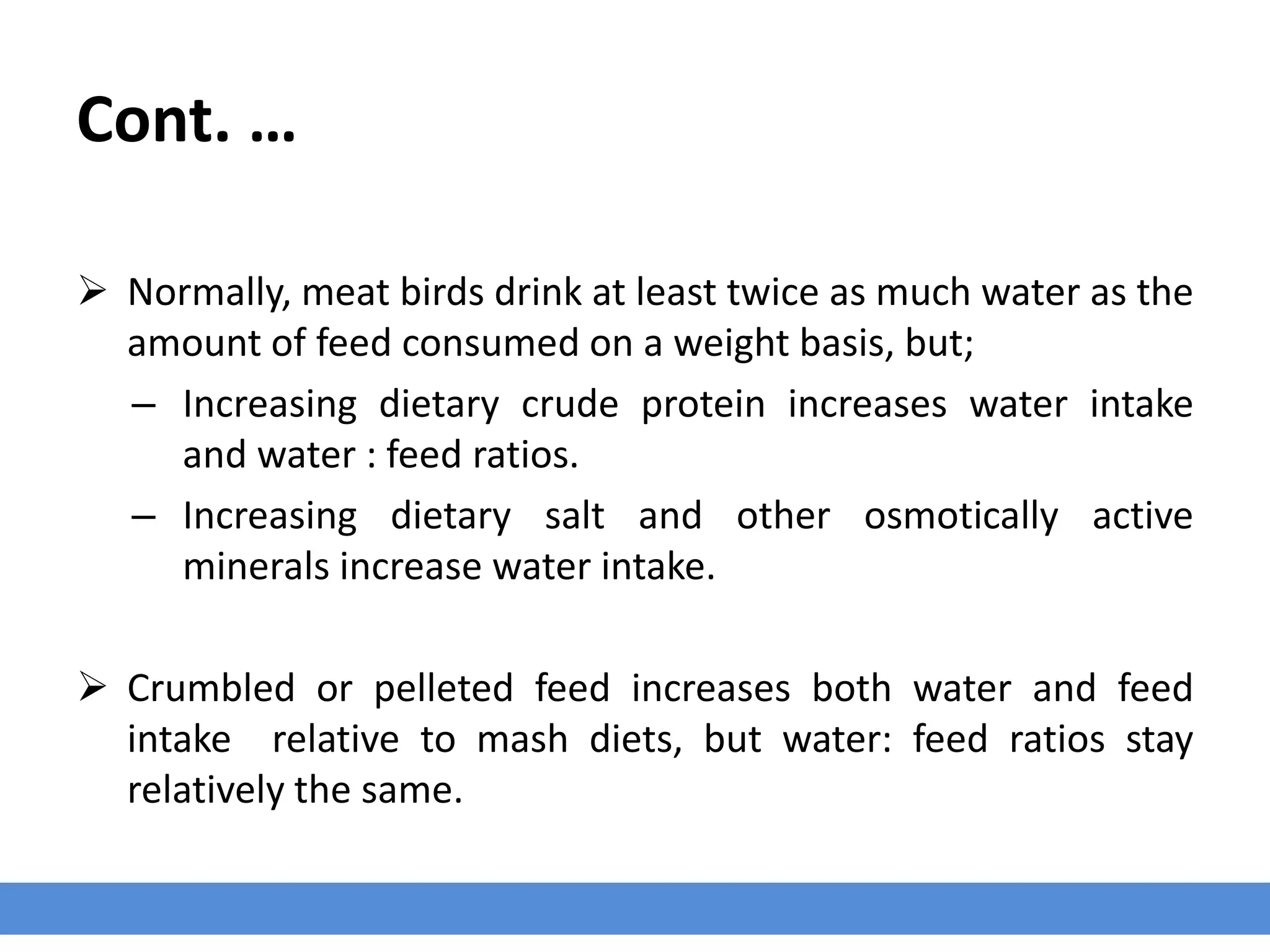 Factors Affecting Feed Consumption In Chicken | PPTX