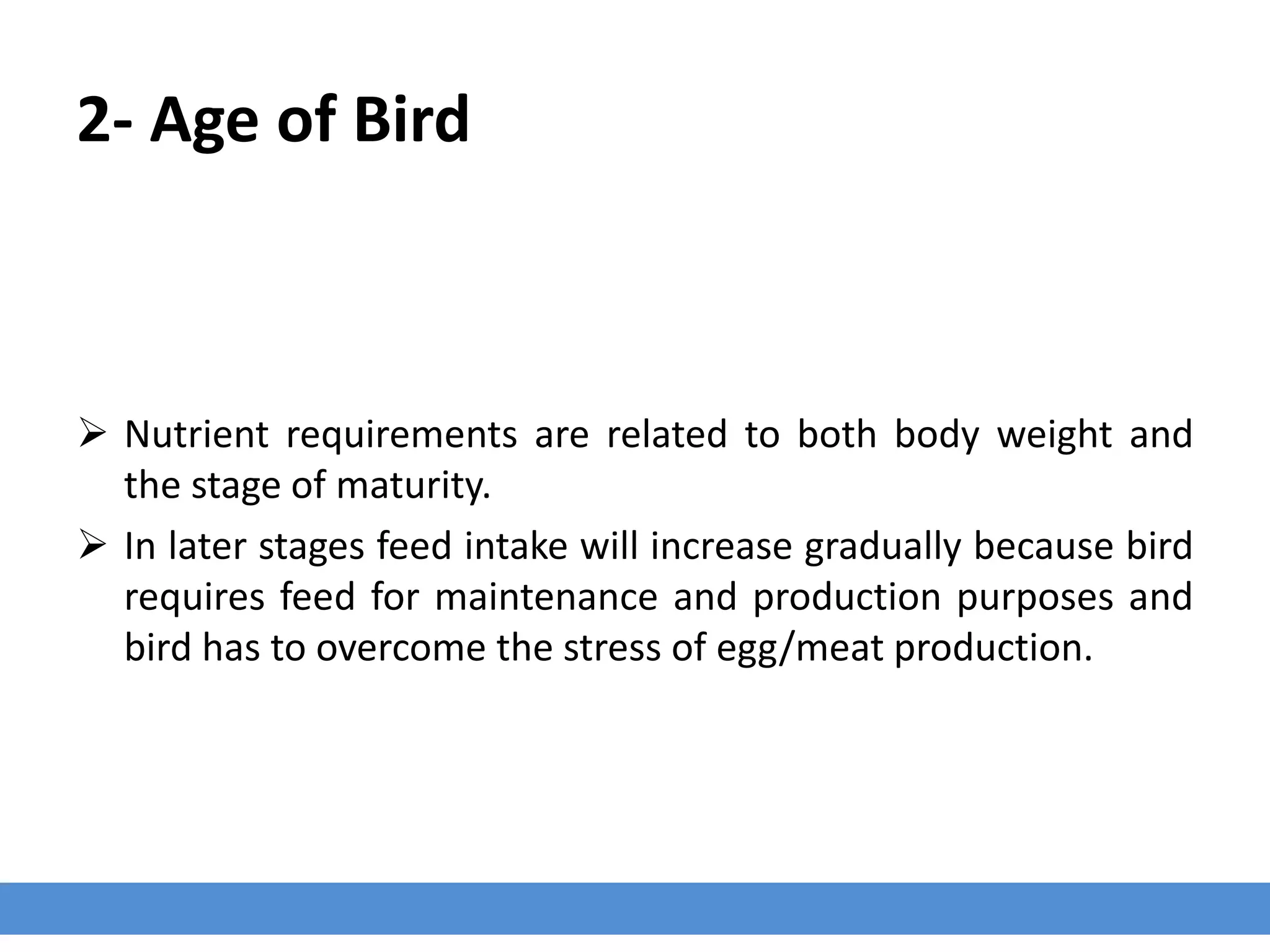Factors Affecting Feed Consumption In Chicken | PPTX