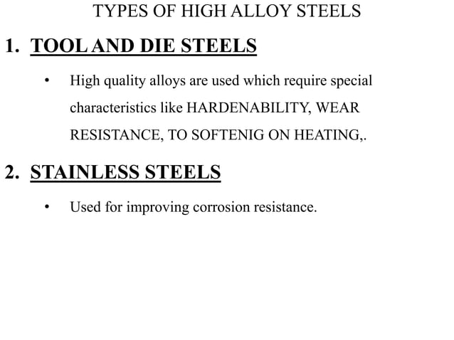 ferrous metals and its classification | PPTX | Chemistry | Science