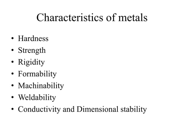 ferrous metals and its classification | PPTX | Chemistry | Science