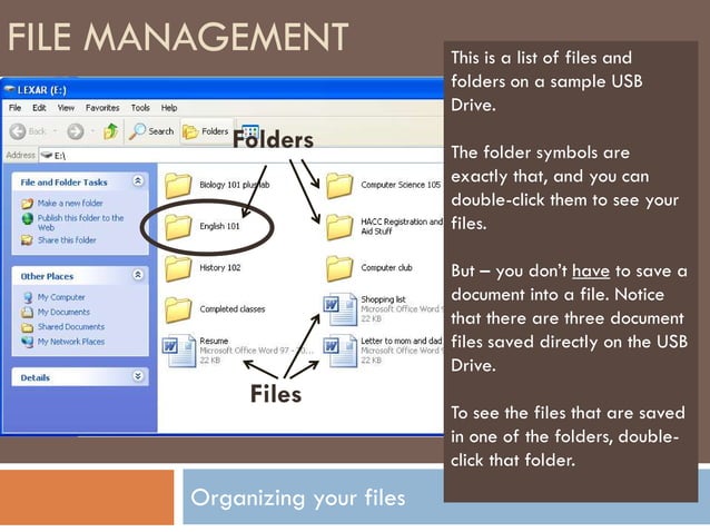 Files - saving and opening | PDF