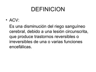 3. fisiopatologia del acv mod | PPT