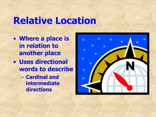 3 five themes of geography - nc | PPT