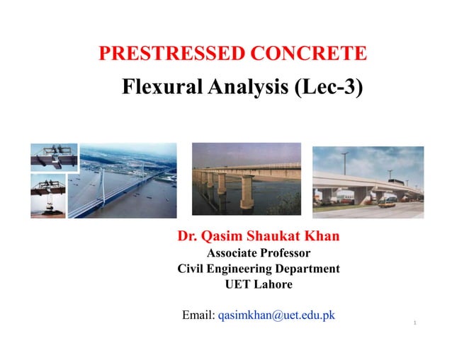 3-Flexural Analysis prestress concrete ppt | PDF