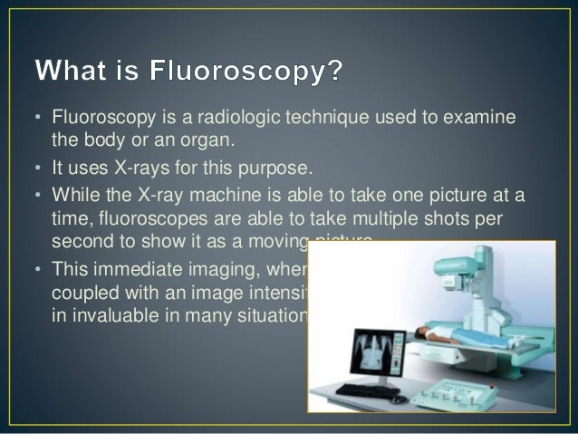 Fluoroscopy