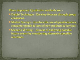 3...forecasting methods | PPT