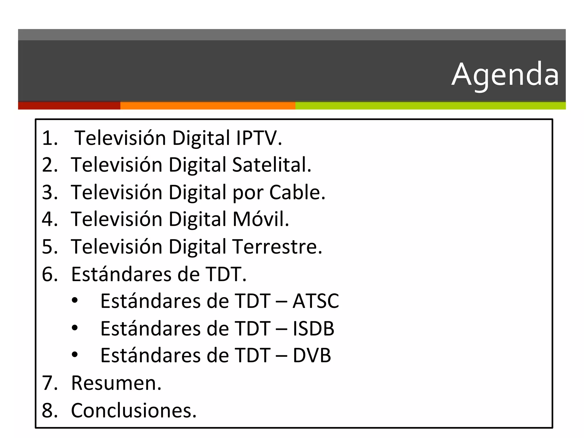 Formatos de televisión digital | PPT