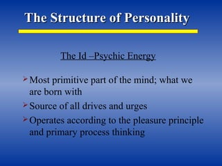 Freud psycho-analytical theory | PPT