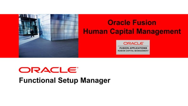 3 Functional Setup Manager Ppt