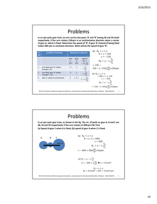 3 gear trains(2) | PDF
