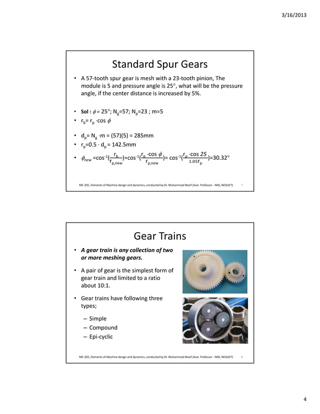 3 gear trains(2) | PDF