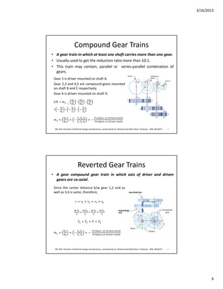 3 gear trains(2) | PDF