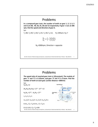 3 gear trains(2) | PDF