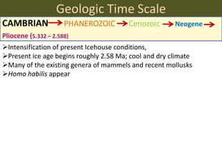 3 -geologic time scale | PPTX | Geography | Science